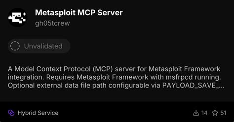Metasploit MCP Server MCP Servers LobeHub