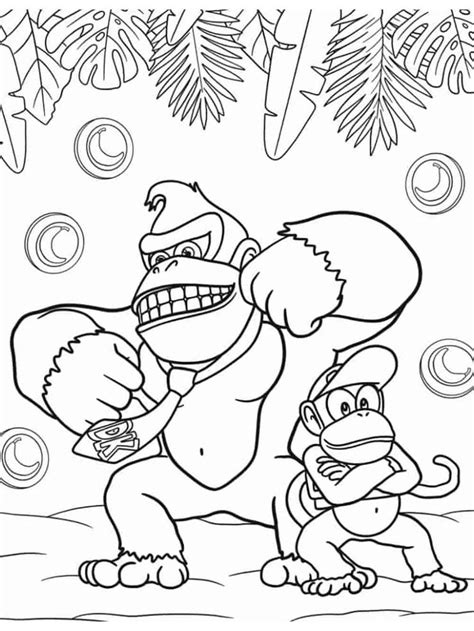 Dixie Kong Coloring Pages 2025