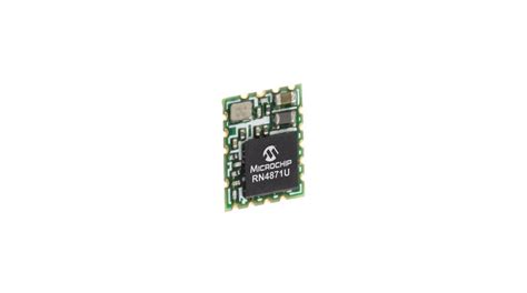Rn4871u V Rm118 Microchip Bluetooth Module V5 0 10kbps 90 Dbm