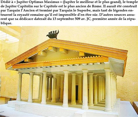 Temple De Jupiter Capitolin à Rome Histoire Rome Comtessewisigothe