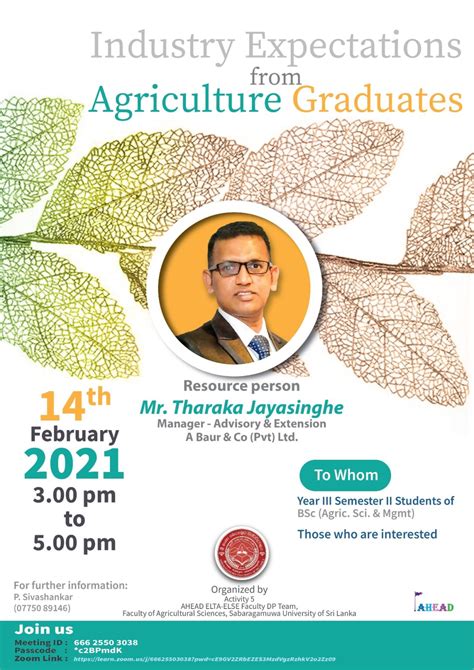 Ranila Tharaka Jayasinghe On Linkedin Agriculture Motivationalspeech Eduation
