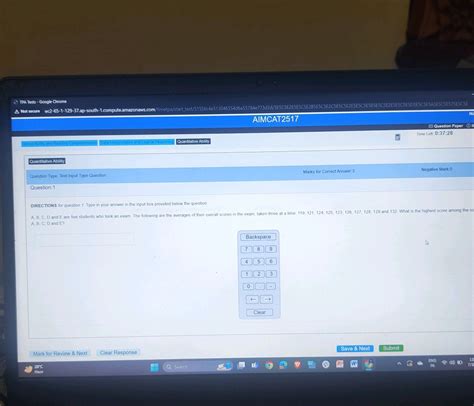 TPA Tests Google Ghrome AIMCAT2517 Question StudyX