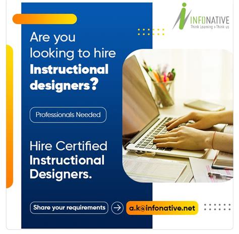 Infonative Solutions On Linkedin Elearning Hiring Hireid Hireinstructionaldesigner Edtech…