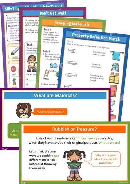 Materials Lesson Pack Year 2 Cgp Plus