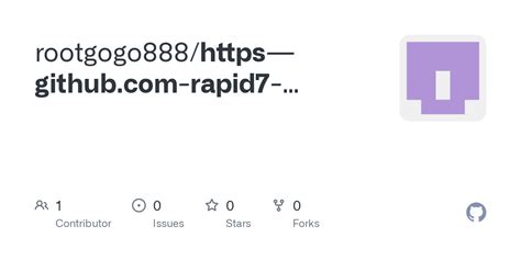 Github Rootgogo888 Rapid7 Metasploit Framework Blob Master Modules
