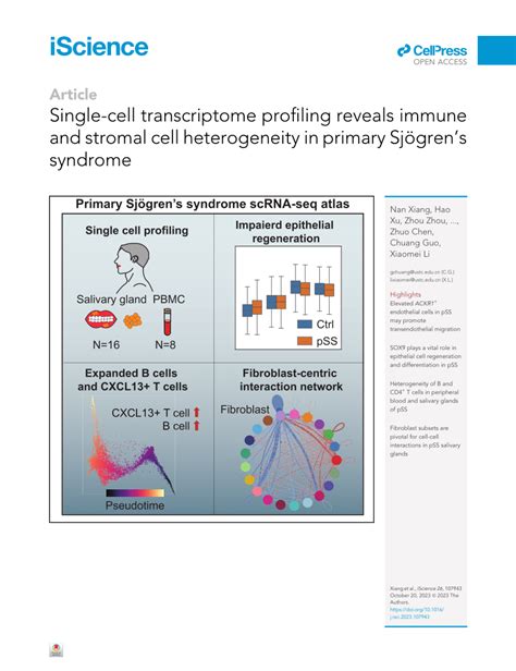 Pdf Single Cell Transcriptome Profiling Reveals Immune And Stromal