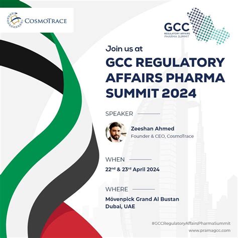 Gccregulatoryaffairspharmasummit Gcc Regulatoryaffairs Cosmotrace