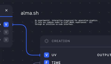 Alma Sh Interactive Webgl Playground For Generative Graphics Vj Union