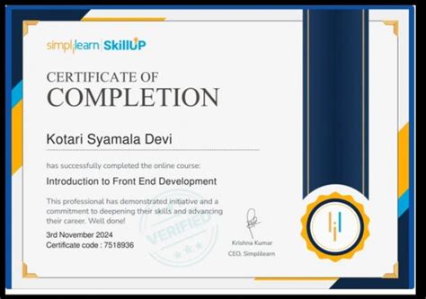 Skillup Simplilearn Upskilling Cloud Certification Jobready Syamala Devi Kotari