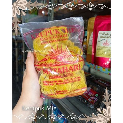 Jual Kerupuk Mie Cap Matahari 250 Gram Shopee Indonesia