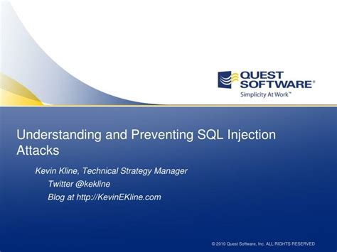 Ppt Understanding And Preventing Sql Injection Attacks Powerpoint Presentation Id1579948