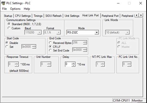 CJ1M CPU11 Serial RS232 Communication CX Programmer Forums MrPLC
