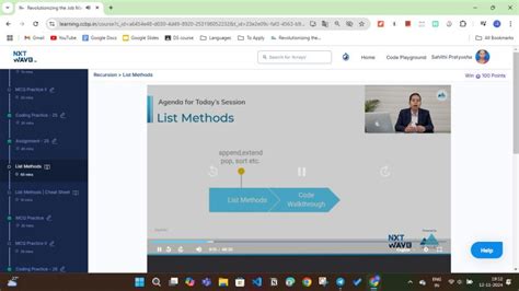 Nxtwave Python Codingjourney Listmethods Tuples Sets