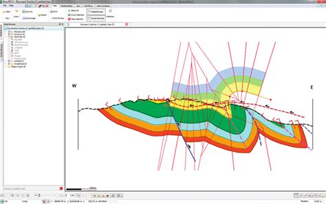 constrained rule based cross section and 3d model construction an