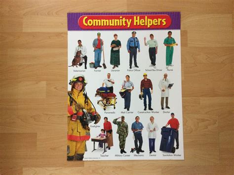 Community Helpers Chart School Spot