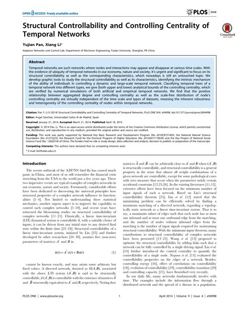 pdf structural controllability and controlling centrality of temporal