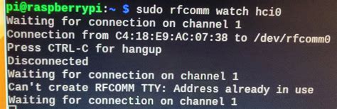 Linux Bluetooth Serial Port On Raspberry Pi And Something Weird Happened When Using Ide And