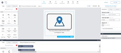 sap appgyver how to use embedded maps component sap community