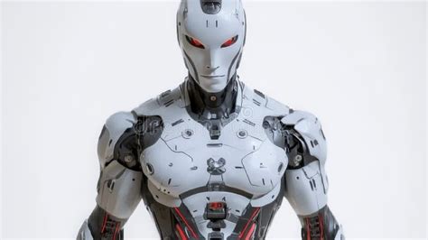 Humanoid Robot Programming On Computer In Modern Office Stock Illustration Illustration Of