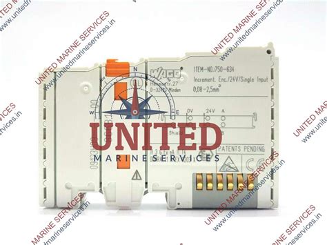 Wago 750 634 Incremental Encoder Interface Module United Marine Services
