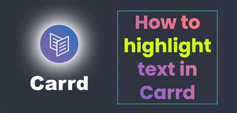 How To Highlight Text In Carrd Web Builder Two Ways Alvaro Trigos Blog