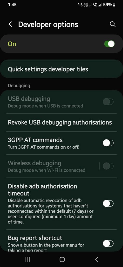 My Wireless Debugging Off Issue Samsung Members