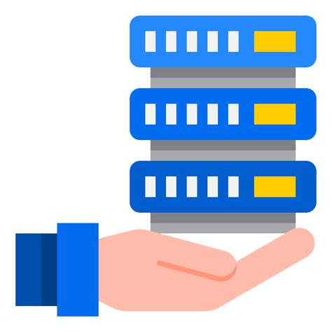 hosting services srip flat icon