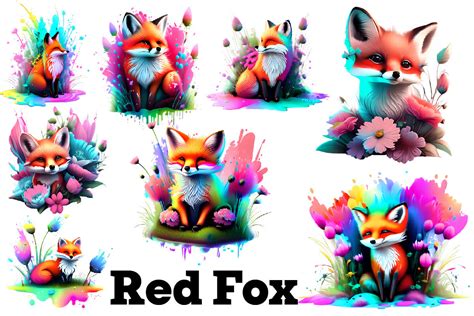 Red Fox Clipart Bundle Graphic By Bundle · Creative Fabrica