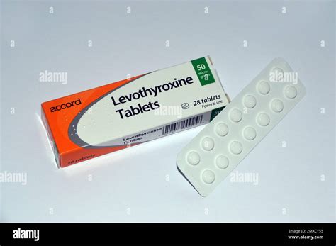 A Box Of 28 50mg Levothyroxine L Thyroxine Tablets Made By Accord To