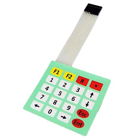 Buy 4x5 Matrix Array 20 Key Membrane Switch Keypad Soft Touch