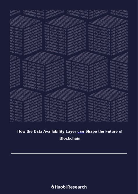 How The Data Availability Layer Can Shape The Future Of Blockchain Bitcoin Insider