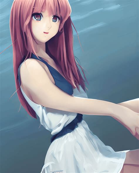 Beautiful Girl In Short Skirt Anime Natural Beauty Elegant Girl