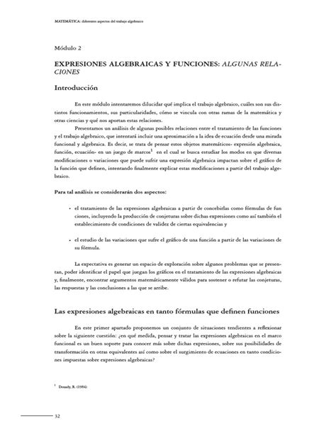 Modulo 2 Matematica Final Pdf Ecuaciones Fórmula
