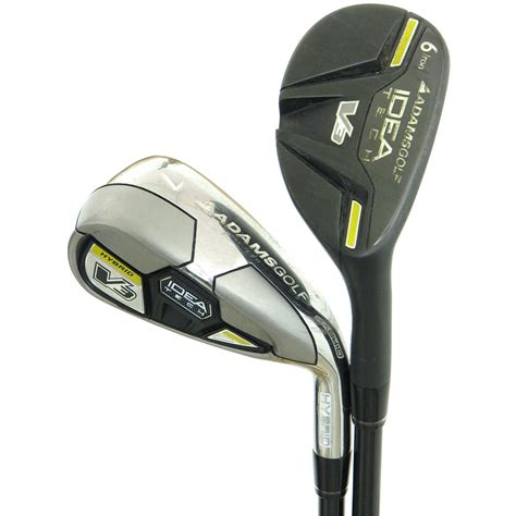 Used Adams Idea Tech V3 R Hybrid Iron Set 4h 5h 6h 7 Pw Aw Used