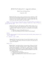 Econ704ps3sol Pdf ECON 704 Problem Set 3 Suggested Solutions Zhuoli Chen And Mengqi Wang