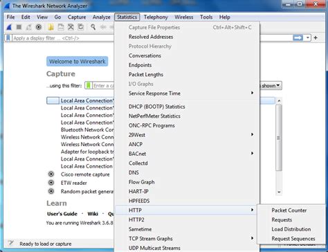 Statistics In Wireshark Geeksforgeeks
