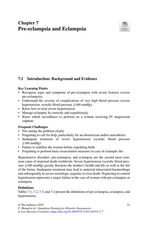 Pdf Pre Eclampsia And Eclampsia