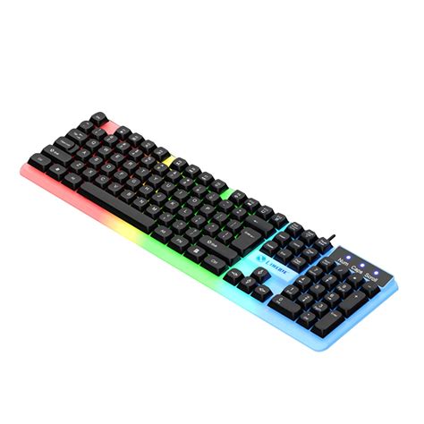 Casafun Illuminated Gaming Keyboard Wired Portable Light Up Keyboard For Computer Laptop