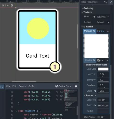 Outline Godot Shaders