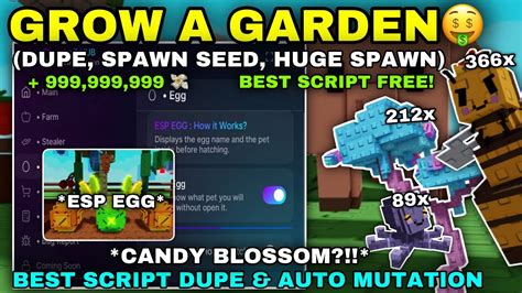 New Grow A Garden Script Op Egg Detector Auto Event Auto Steal And More Roblox Scripts