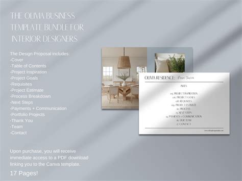 Interior Design Proposal Template Interior Design Business Template