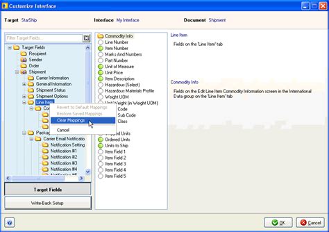 Quickly Unmap Fields
