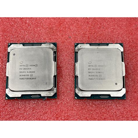 Matched Pair Intel Xeon E5 2683 V4 E5 2667 V4 E5 2643 V4 E5 2637v4 Lga2011 3 Cpu Ebay