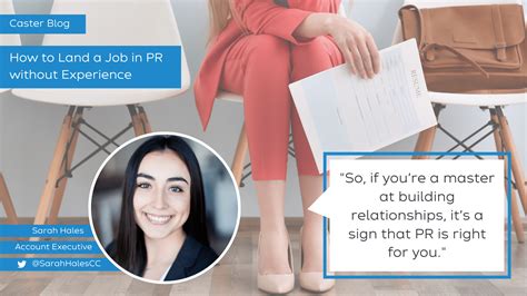 How To Land A Job In Pr Without Experience Caster Communications