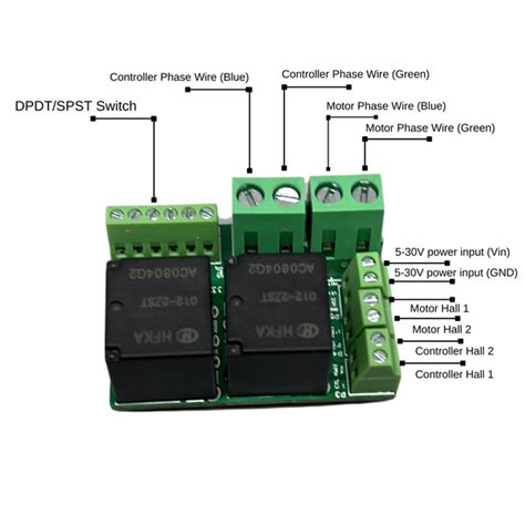 Forward Reverse Relay Switch For Dc Brushless Motor