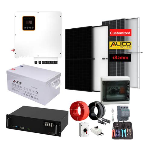 5 10kw panel controller battery solar power system for ac light fridge
