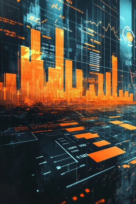 Vibrant Data Visuals Showcase Financial Graphs Charts And Metrics On An Analytics Platform