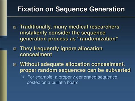 Ppt Randomized Controlled Trials Allocation Concealment Powerpoint