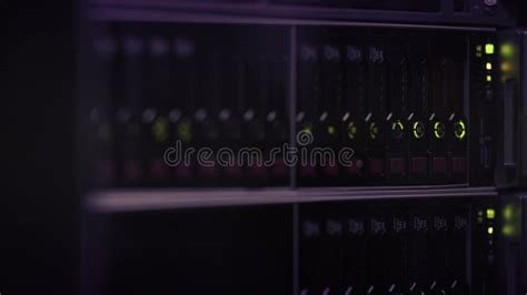 Data Center Computer Scientist At Desk Using Ai Deep Learning Algorithms Stock Video Video Of