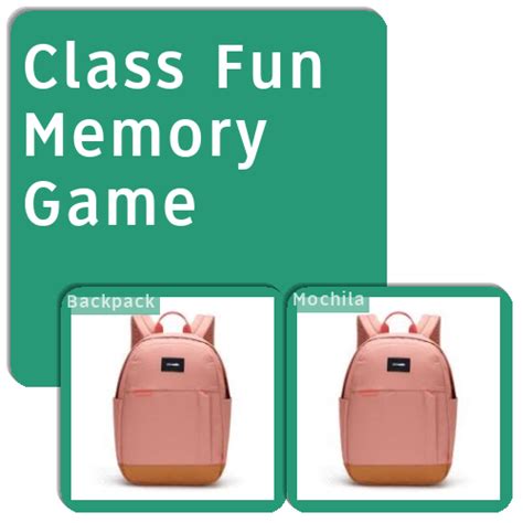 Class Fun Memory Game Match The Memory